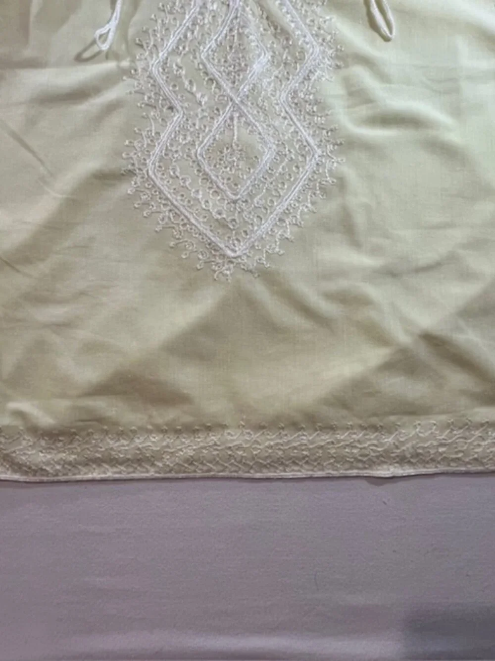 Moroccan | Tops | Vintage Moroccan Tunic Intricate Embroidery Yellow ...